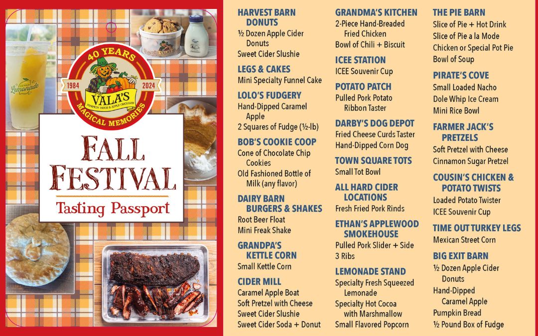 2024 Vala’s Tasting Passports - valaspumpkinpatch