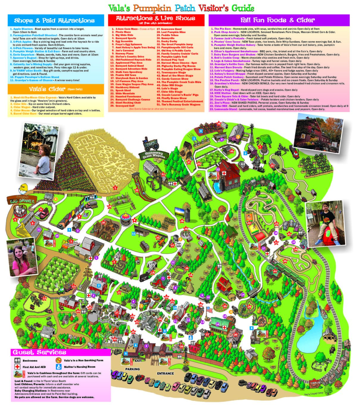 Vala's Farm Map - Your Guide to Fun | Vala's
